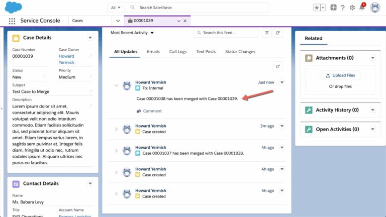 How To Merge Salesforce Cases Axis Consulting